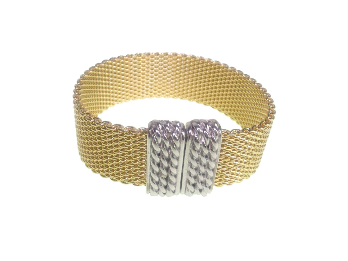 Flat Mesh Bracelet with Magnetic Clasp - Erica Zap Designs