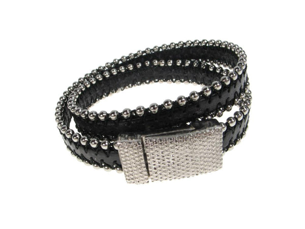 Double Wrap Beaded Leather Bracelet | ERICA ZAP DESIGNS - Erica Zap Designs
